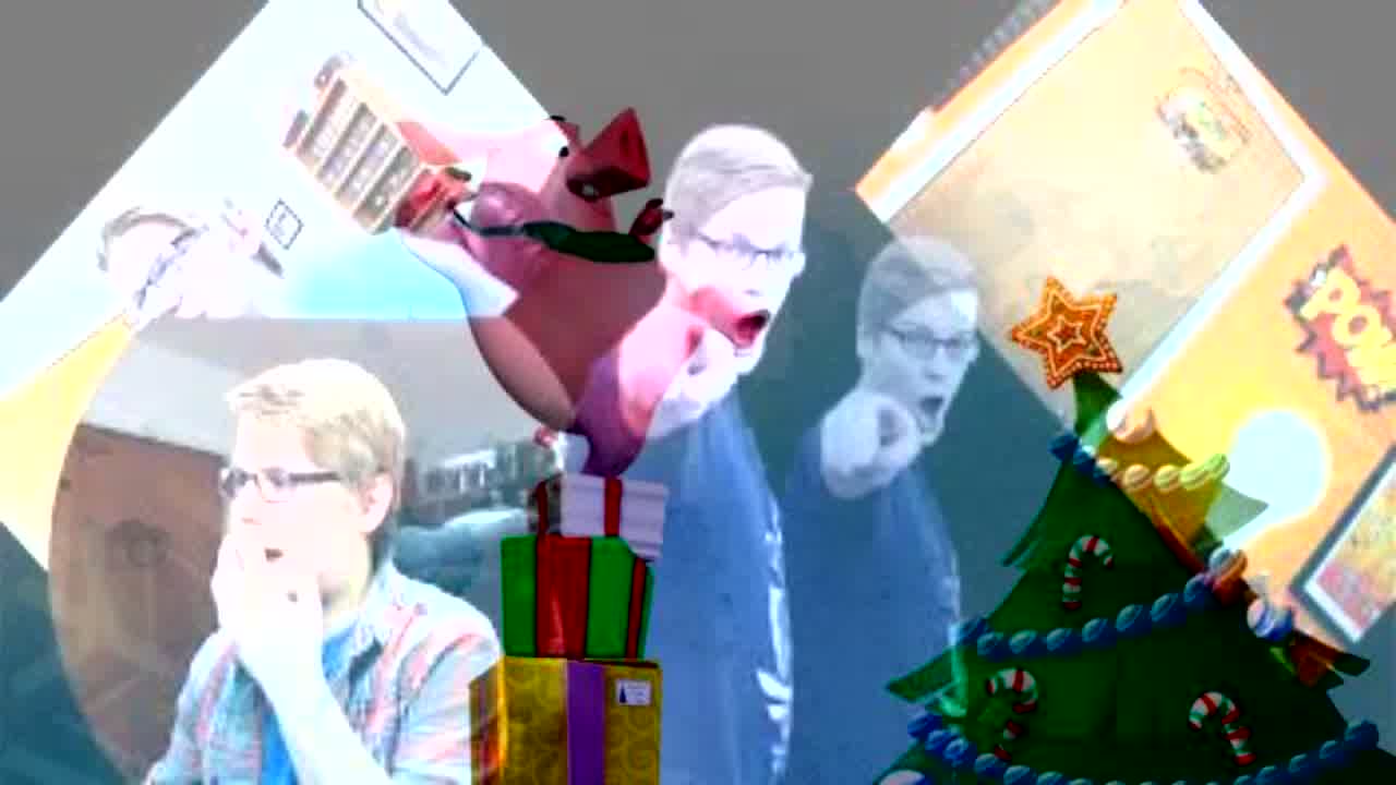 Chadtronic Scan The Pig Themed Holiday Card - RaveDJ
