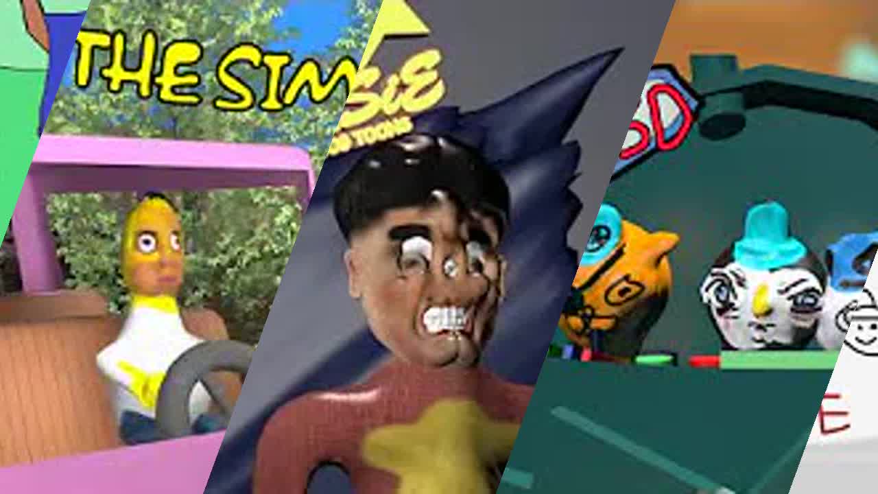 Every 3D Dog Toons Ending Glitching Intro - RaveDJ