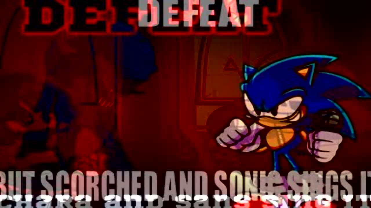 Cross, Undertale, But Scorched Frisk Sonic Fnf It - RaveDJ