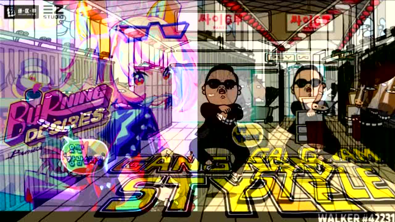 Burning Desires Style Gangnam • - RaveDJ